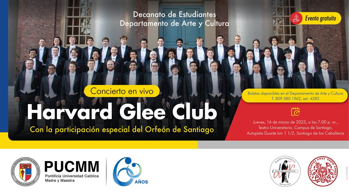 Concierto con el “Harvard Glee Club” - PUCMM Día a Día